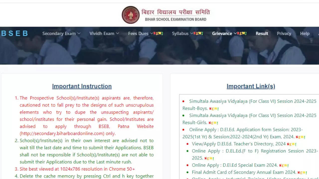 Bihar Board 10th 12th Result 2024: Eou Alerts Students From Fraudsters Check BSEB Bihar Board ...