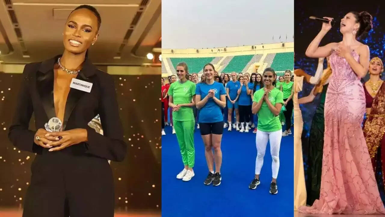 71st Miss World Martinique's Axelle Rene wins Top Model Competition ...