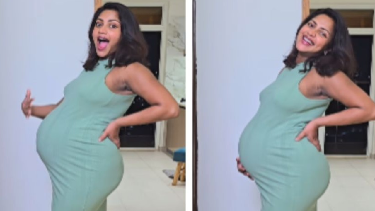 प्रेग्नेंसी के आखिरी दिनों में झूम-झूम कर नाच रही हैं Amala Paul, वीडियो देख हैरान रह गए यूजर्स ...