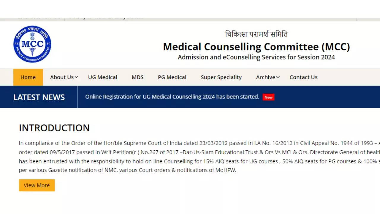 NEET UG Round 1 Final Seat Matrix Released at mcc.nic.in: For MBBS BDS BSC, NEET UG Round ...
