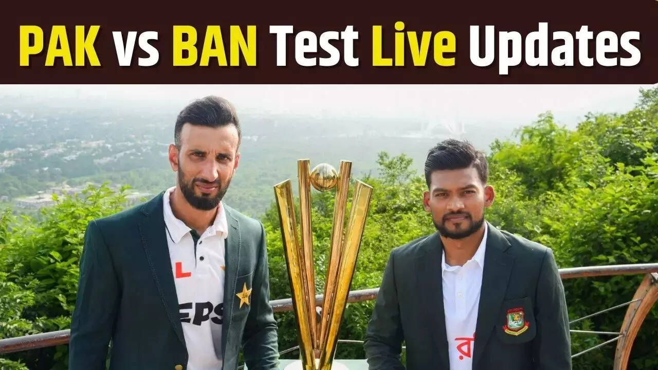 PAK VS BAN First Test Day 2 Live Score: Pakistan vs Bangladesh Test ...