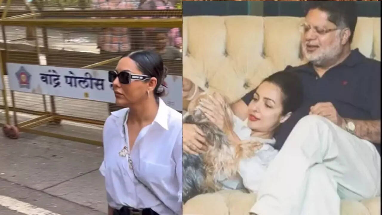 shah rukh khan wife gauri khan reached malaika dad house to give her ...