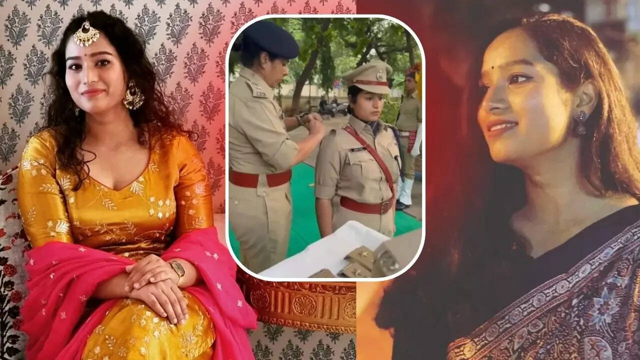 Success Story of IPS Vishakha Dabral Cracked UPSC Twice Cry while Female IAS Wear IPS Vardi ...