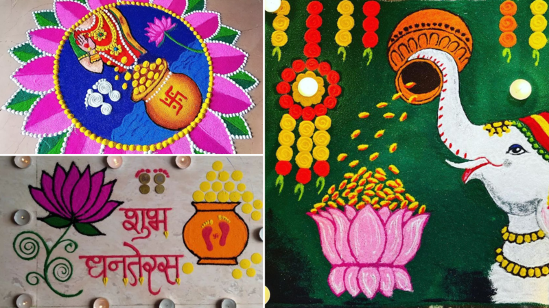 TOP 5 Diwali Bhai Dooj 2025 Rangoli Designs ideas, Govardhan Puja ...