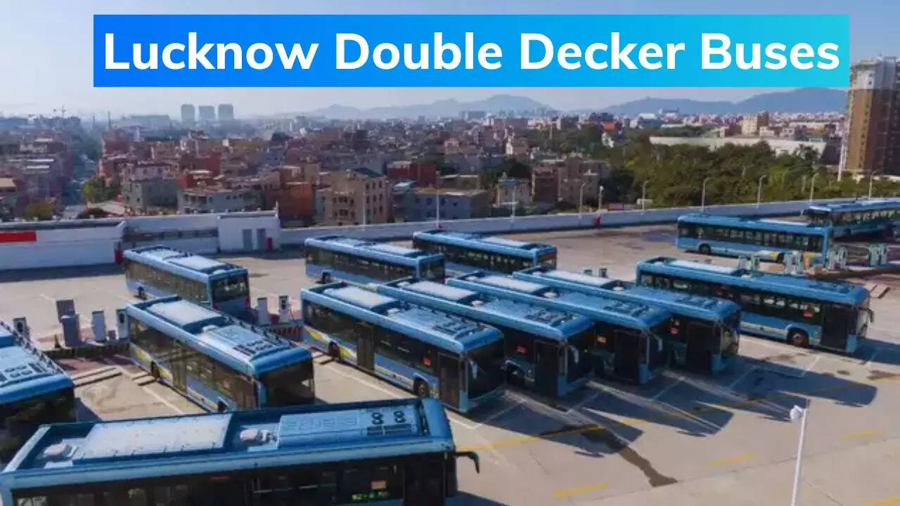 Uttar Pradesh capital Lucknow introduced electric double decker buses ...