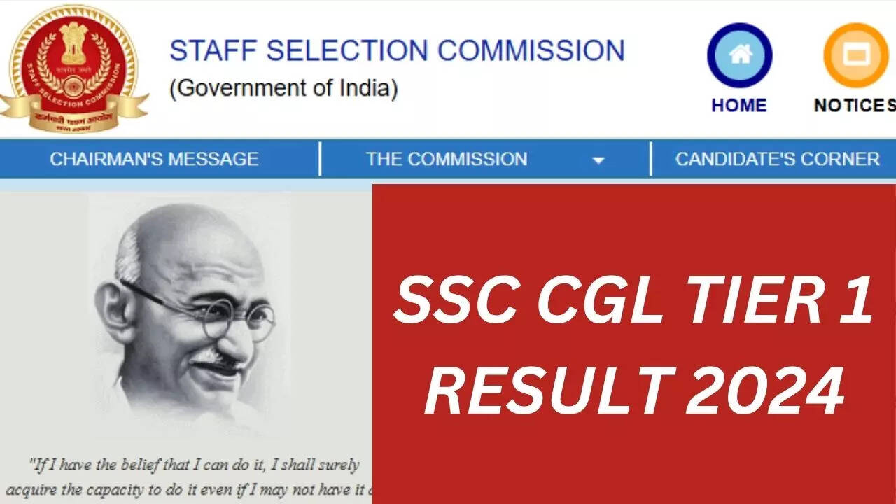 SSC CGL Tier 1 Result 2024 Date, Cut Off, PDF Download: On ssc.nic.in Check Here SSC CGL Result ...