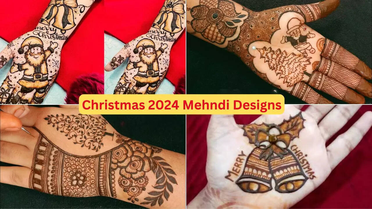 Christmas Mehndi Designs 2024 (क्रिसमस मेहंदी फोटो): Easy Mehndi ...