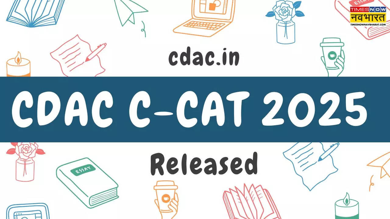CDAC C-CAT 2025 Hall Ticket Out download it from cdac.in | Times Now Navbharat