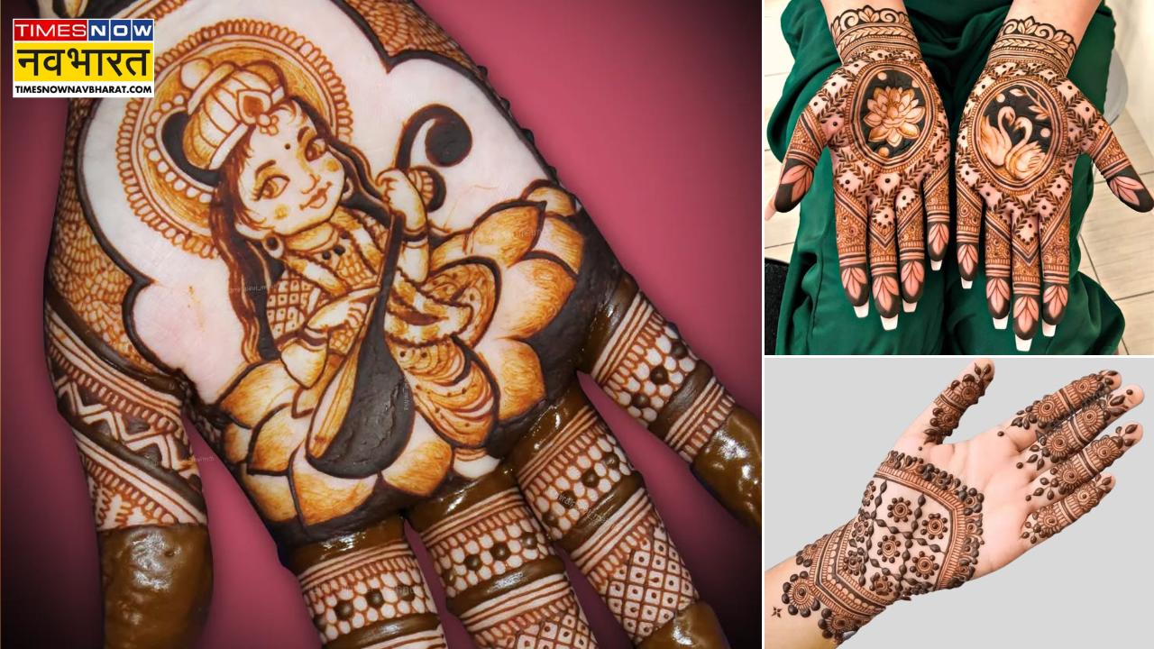 Basant Panchami 2025 Mehendi Designs: Mehndi designs for basant panchami saraswati puja,, basant ...