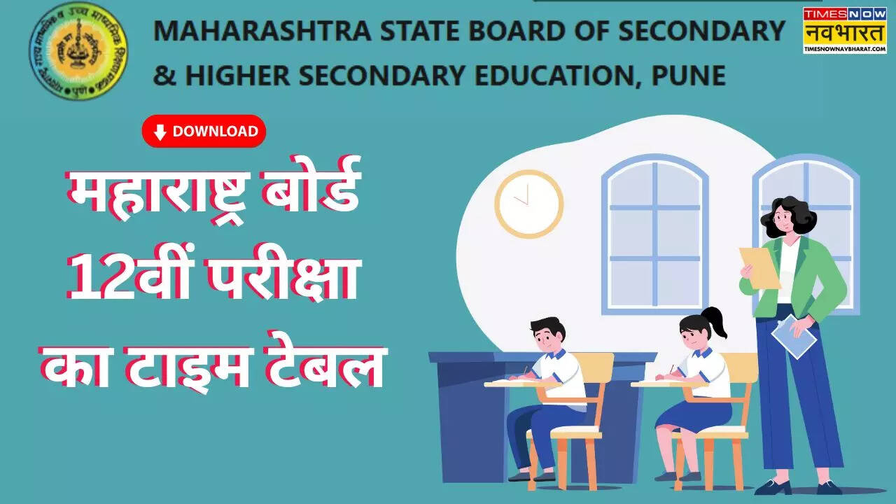 Maharashtra Board 12th Date Sheet 2025 (महाराष्ट्र बोर्ड 12वीं परीक्षा ...