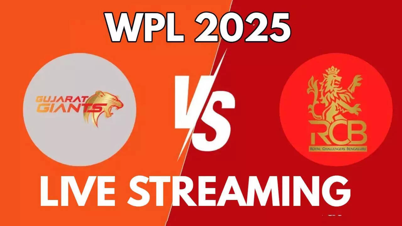 RCB vs GG WPL 2025 Match Live Score Streaming Today Match in HRCBi: where to watch Royal ...