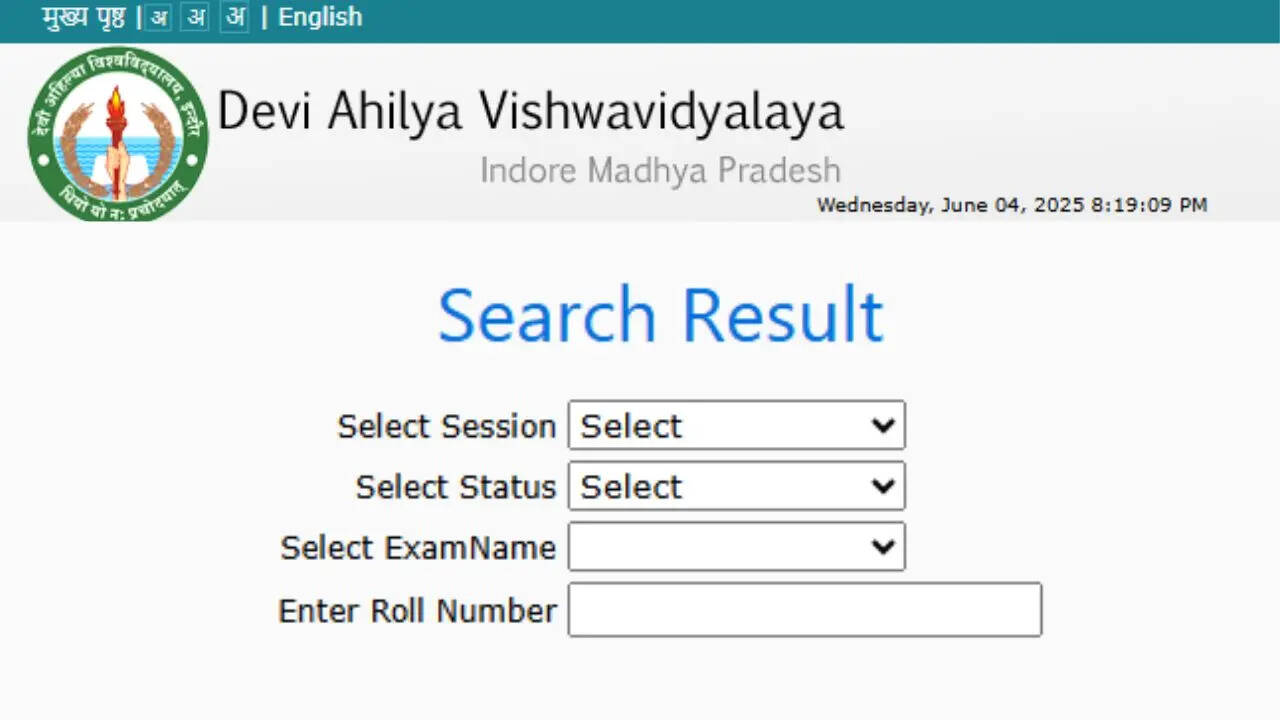 DAVV Result 2025 OUT at dauniv.ac.in: Here is Direct Link to Download B.A and B.sc Grade List ...