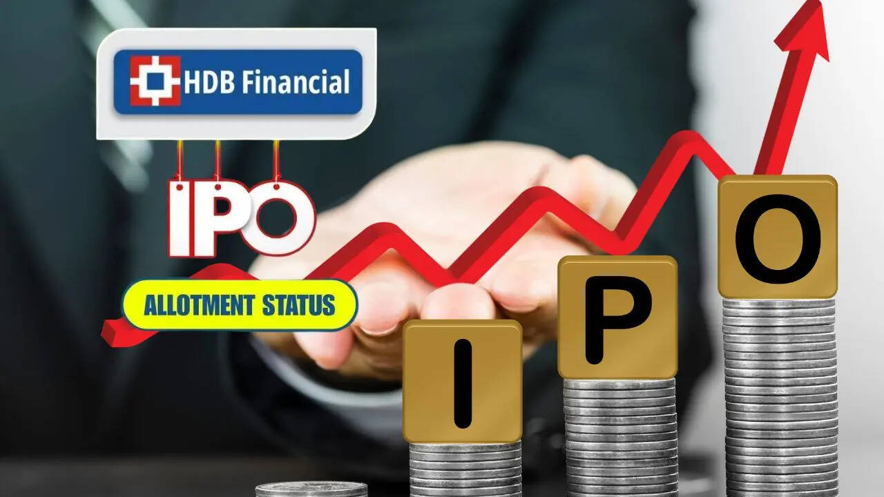 ipo allotment status, hdb financial services ipo, hdb allotment status ...