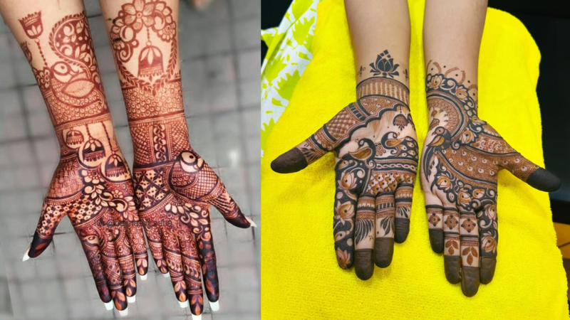 Marwari Mehndi Designs: Simple Rajasthani Mehndi Designs, Full Hand ...