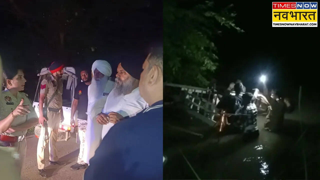 tempo full of people fall into canal in ludhiana punjab accident ...