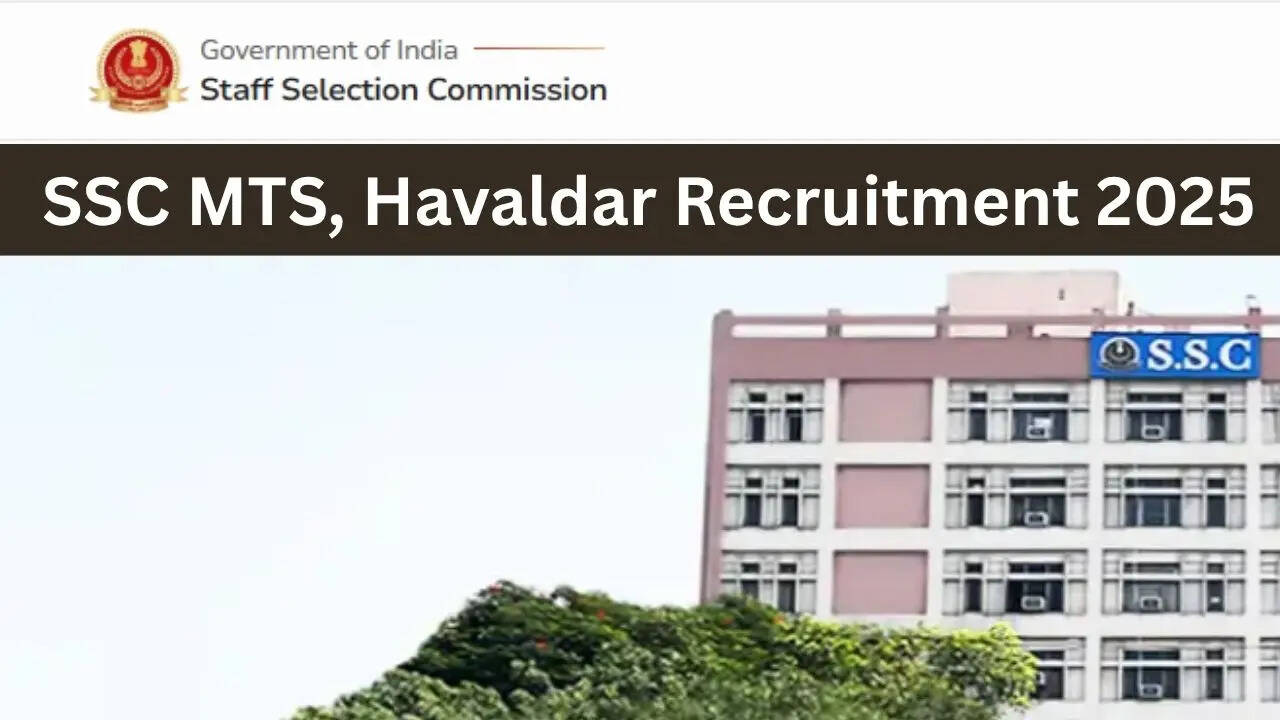 SSC MTS, Havaldar Recruitment 2025: Mutitasking Staff And Havaldar ...