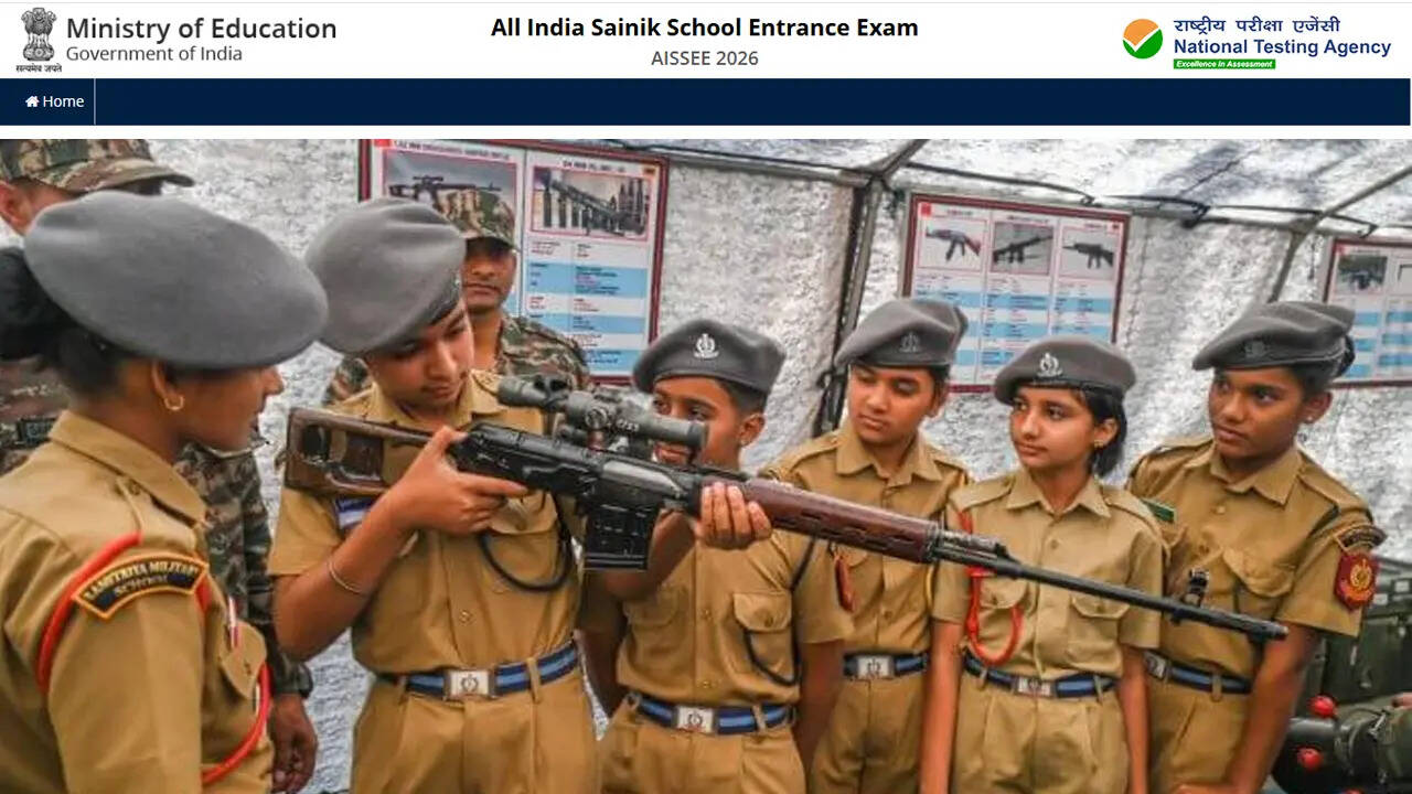 aissee 2026 date released all india sainik schools entrance exam will be held on 18 jan 2026 ...