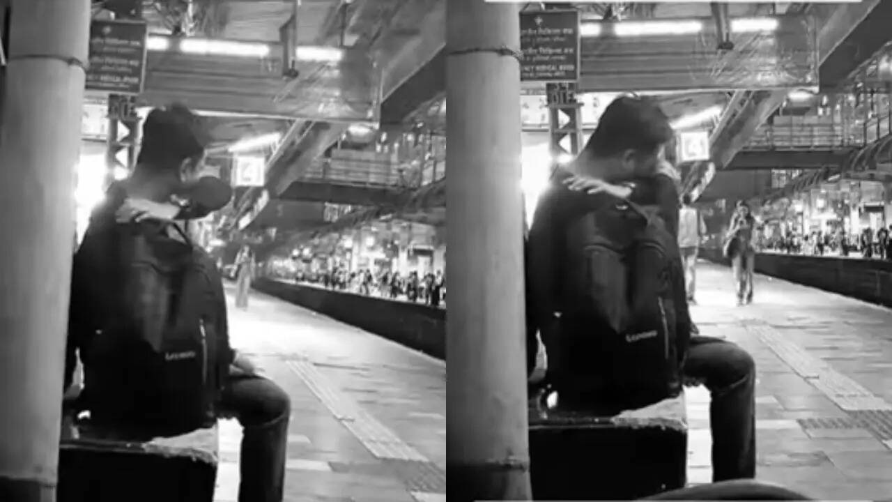 men do cry but in silence viral post about man crying at borivali ...