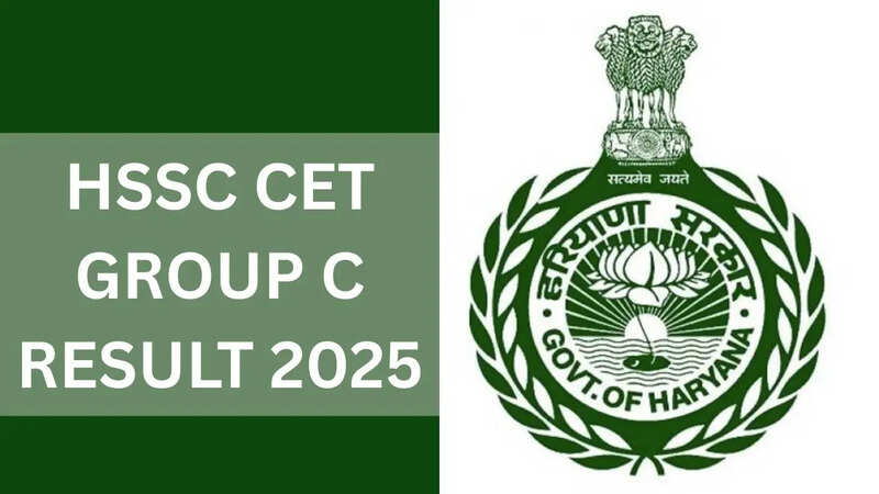 HSSC cet 2025 group c results declared download scorecards on hssc.gov ...