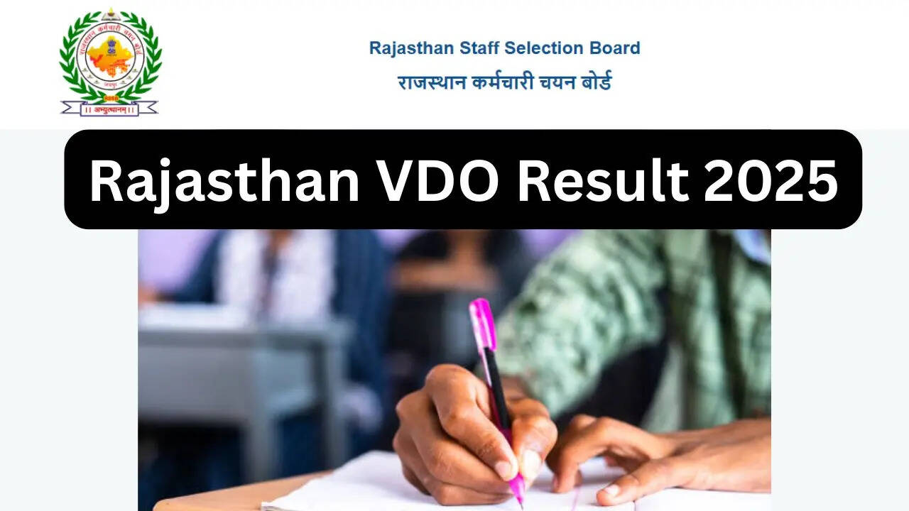 Rajasthan VDO Result 2025 Date, Kab Aayega, Sarkari Result 2026: Check ...