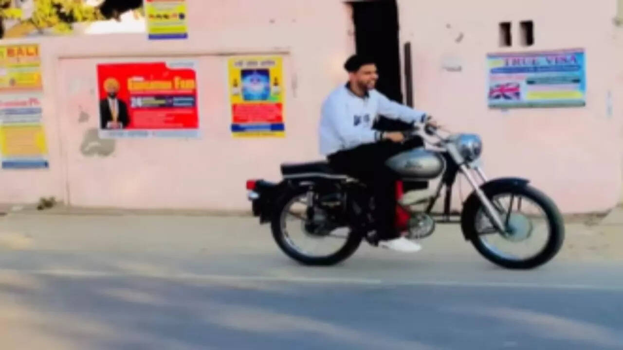 Viral Video: बुलेट बाइक या साइकिल, वीडियो देखकर दिमाग के उड़ जाएंगे ...