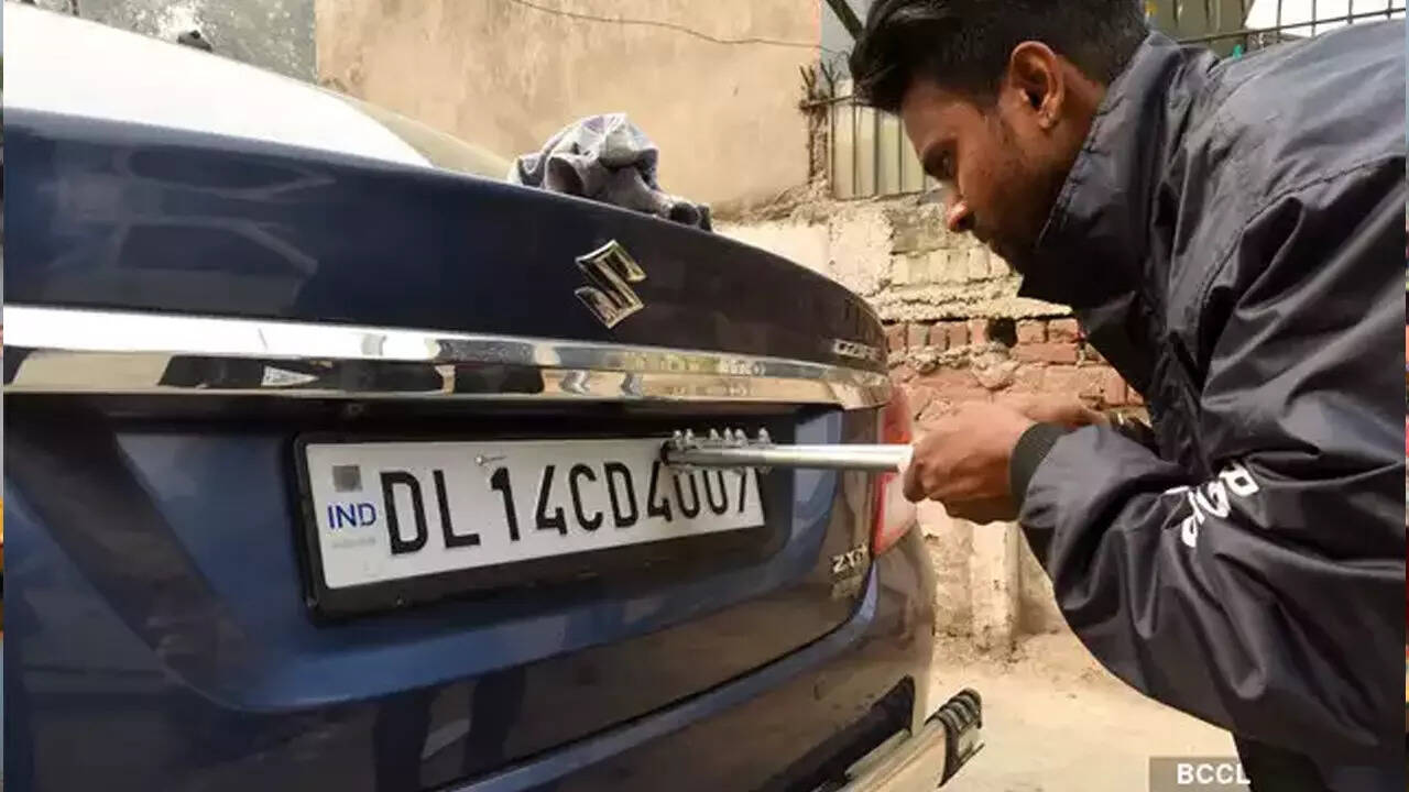 how to book hsrp high security number plate for personal vehicle know ...