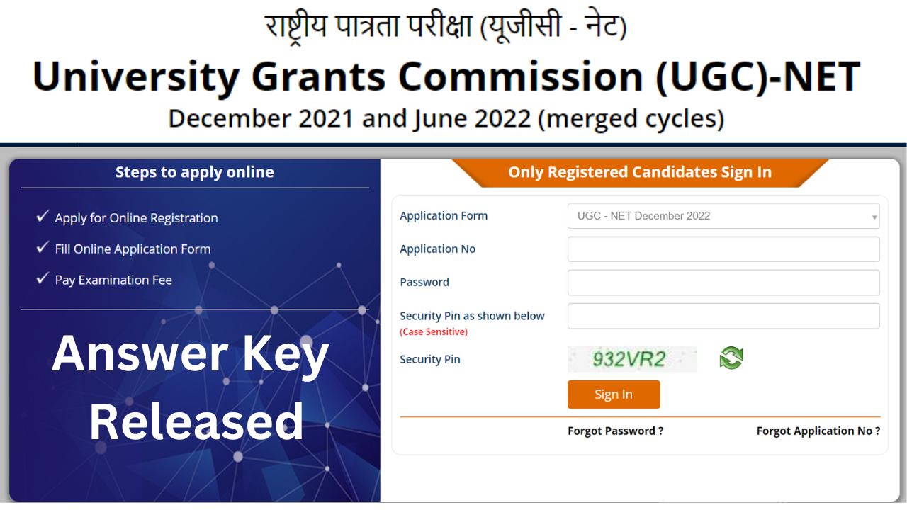 ugcnet.nta.nic.in, UGC NET Answer Key 2023 Sarkari Result released at ugcnet.nta.nic.in check ...